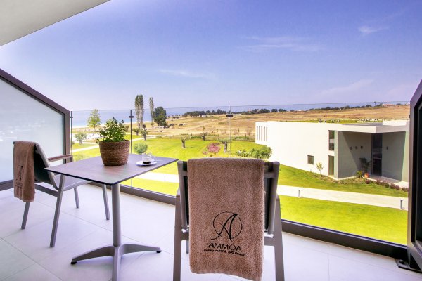 Deluxe Room Lateral Sea View | Accommodation in Chalkidiki, Greece